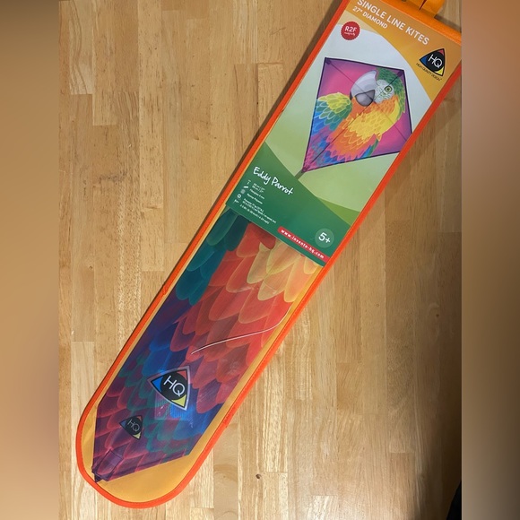 HQ | Toys | New Hq Single Line Kite In Eddy Parrot | Poshmark